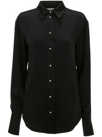 Victoria Beckham chemise à manches longues - Noir