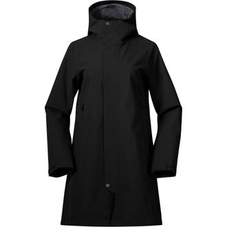 Bergans Damen Urban 2L Mantel, black, L