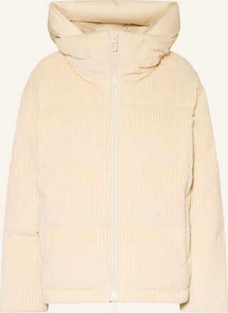 Duno Duno Daunenjacke Lora Aus Cord weiss