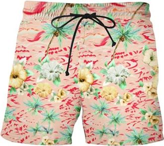 Generic Short de bain pour homme - Short de plage d&eacute;t&eacute; - S&eacute;chage rapide - Short de bain pour homme, jaune, XXL