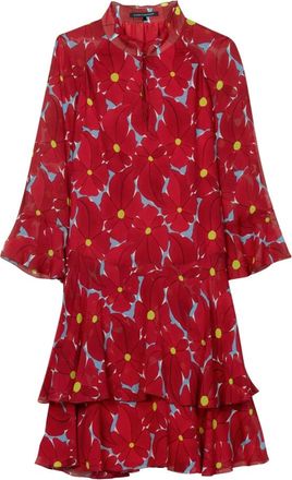 Luisa Cerano Femme, Robes, Multicolore, Taille: 42 FR Mini Robe Florale