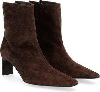 Khaite Ona Ankle Boot - Brown