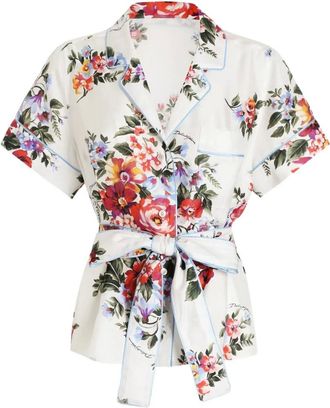 Dolce & Gabbana Femme, Blouses et Chemises, Multicolore, Taille: 42 FR Vanity Shirt