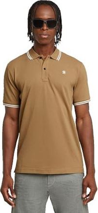 G-Star G-Star Homme Polo Dunda Slim Stripe, Beige (safari D17127-5864-B444), XXL