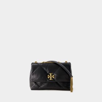 Tory Burch Kira Diamond Quilt Small Convertible Tasche - Tory Burch - Leder - Schwarz