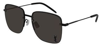 Saint Laurent SAINT LAURENT SL 312 M Lunettes, noir-noir, 58 pour femme, Noir-Noir-Noir, 58