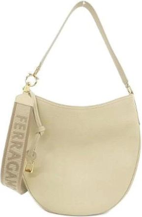 Ferragamo Pre-owned Calf Shoulder Bag - Femme - Pre-owned - Beige - Taille: ONE Size
