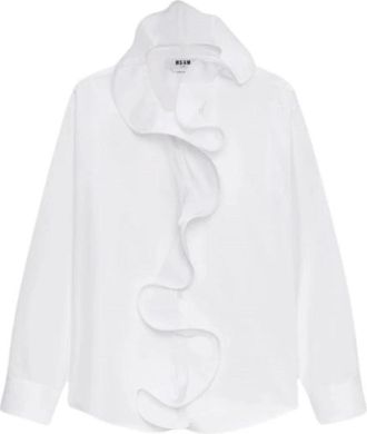 Msgm Msgm, Damen, Blusen & Hemden, Wei&szlig;, XSGr&ouml;&szlig;e