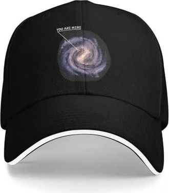 Generic Casquette dHomme, You are Here pour Cadeau de Casquette de Baseball f&eacute;minine de la Casquette de Camionneur de la Casca de Routier Galaxy