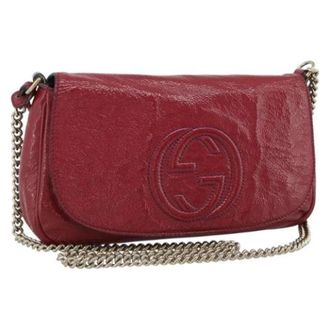 Gucci Pre-owned Vintage Enamel Shoulder Bag - - Pre-owned - Damen - Rot - ONE SIZE
