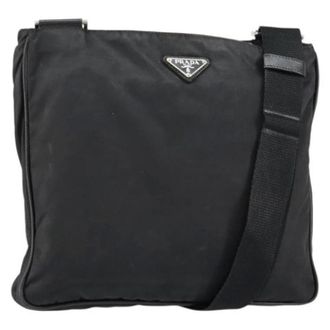 Prada Sac bandouli&egrave;re en nylon vintage Pre-owned - Femme - Pre-owned - Noir - Taille: ONE Size
