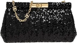 Dolce & Gabbana Sac port&eacute; &eacute;paule Marlene moyen - Femme - Sacs - Noir - Taille: ONE Size