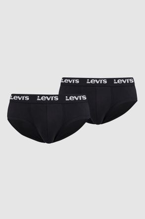 Levi's Repeat Logo Brief 2 Pack - Homme - Noir / Black - L