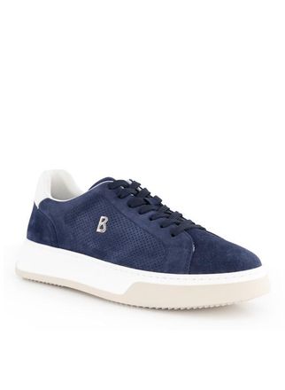 Bogner Herren Sneaker blau Veloursleder