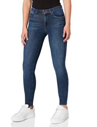 Wrangler Damen SUPER Skinny Skinny Jeans, per Pack Blau (Summer Night 12X), W32/L26 (Herstellergr&ouml;&szlig;e: 26/32)