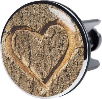 Sanilo XXL Waschbeckenstöpsel True Love, schöner Stöpsel für das Waschbecken, deckt den kompletten Abflussbereich ab