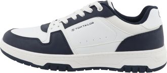 Tom Tailor Tom Tailor Herren 9580200001 Sneaker, White-Navy, 43 EU