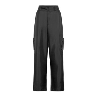 Envelope 1976 Luxuri&ouml;se Seiden-Cargohose - - Trousers - Damen - Schwarzk - S