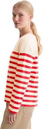 Marc O'Polo Langarmshirt aus garngef&auml;rbtem Heavy-Slub-Jersey