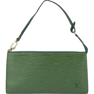 Louis Vuitton Crossbody Bags - Louis Vuitton Green Epi Leather Pochette Accessoir - Gr. unisize - in Gr&uuml;n - f&uuml;r Damen