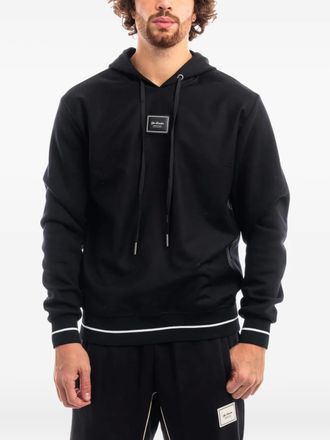 Yes London hoodie à détail de logo - Noir