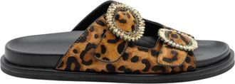 Noa Harmon Femme, Chaussures, Brun, Taille: 37 EU Selva Slide