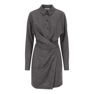 Patrizia Pepe Hemdbluse - - Dresses - Damen - Grau - M