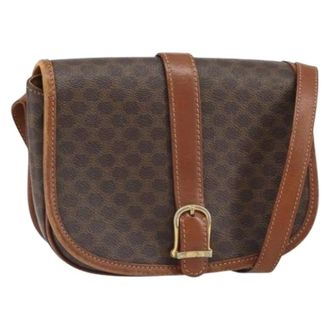 Celine Sac bandouli&egrave;re vintage Pre-owned - Femme - Pre-owned - Brun - Taille: ONE Size