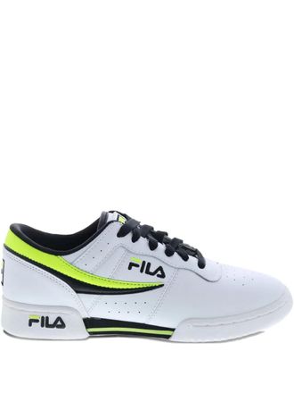 Fila Original Fitness White/Black/Neon Yellow Sneakers - Weiß