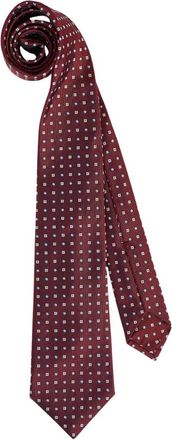 Kiton Homme, Accessoires, Brun, Taille: ONE Size Cravate en soie &agrave; motifs