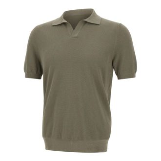 Gran Sasso Homme, Pulls, Vert, Taille: 2XL Polo Col V