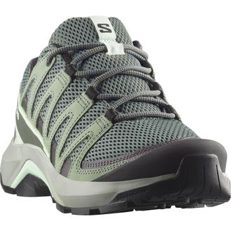 Salomon Wanderschuh SALOMON X-ADVENTURE RECON W, Damen, Gr. 39, grün (sedona sage, grün milieu, bay), Leder, Textil, Schuhe, wasserdicht, Topseller