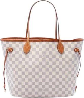 Louis Vuitton Pre-owned Neverfull MM Tote Bag - - Pre-owned - Damen - Wei&szlig; - ONE SIZE