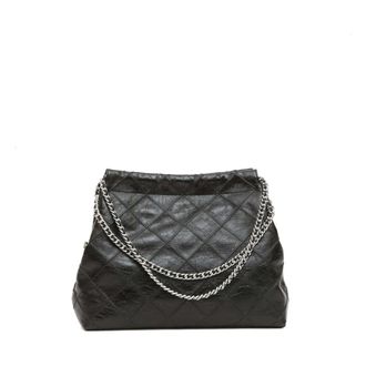 Tory Burch Fleming Distressed Hobo - - Bags - Damen - Schwarzk - ONE SIZE