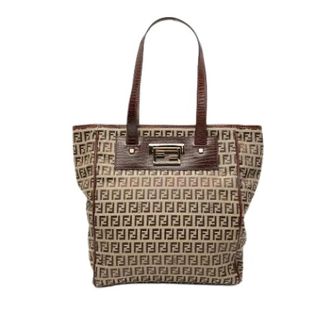 Fendi Pre-owned Canvas Tote - - Pre-owned - Damen - Braun - ONE SIZE