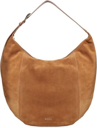 Francesco Biasia Femme, Sacs, Brun, Taille: ONE Size Suede Shoulder Bag