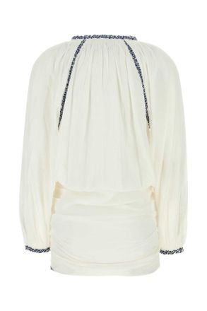Isabel Marant Embroidered Cotton Shirt - White