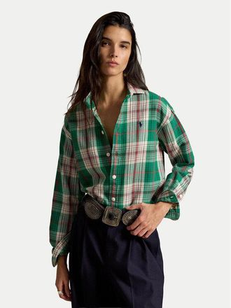Polo Ralph Lauren Hemd 211971515503 Gr&uuml;n Relaxed Fit