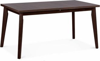 Konsimo Esstisch ausziehbar bis 190cm, rechteckig rhena, Braun, laminierte Möbelplatte, Modern, 150-190x76,5x80 - Konsimo