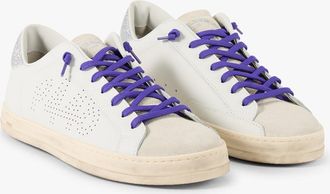 P448 Baskets John en cuir