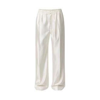 Carven Femme, V&ecirc;tements de nuit et de d&eacute;tente, Blanc, Taille: 38 FR Pantalon &agrave; enfiler
