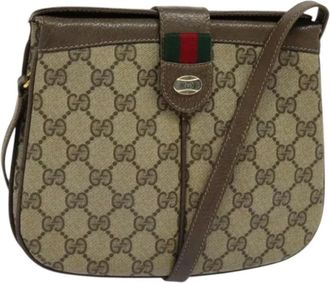 Gucci Pre-owned Cuir sacs-gucci - Femme - Pre-owned - Beige - Taille: ONE Size