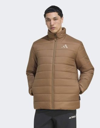 adidas adidas Performance - Terrex Multi Essentials - Isolierte Jacke in Brown Oxide-Braun
