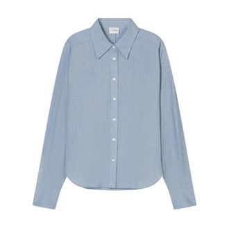 Closed Batwing Baumwollhemd - - Blouses & Shirts - Damen - Blau - M