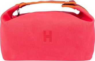 Herm&egrave;s Crossbody Bags - Hermes Pink Cotton Bride A Brac Bag - Gr. unisize - in Gold - f&uuml;r Damen