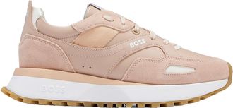 HUGO BOSS Sneaker f&uuml;r Damen, Leder (Hellbeige)