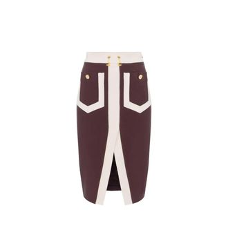 Elisabetta Franchi Colour-blocking Rock - - Skirts - Damen - Mehrfarbig - S