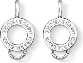 Thomas Sabo Damen Charm-Carrier Charm Club 925 Sterling Silber X0241-001-12 (Packung mit 2)