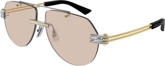 Bottega Veneta Lunettes de soleil &eacute;l&eacute;gantes Bv1342S - unisex - Accessoires - Gris - Taille: 59 MM