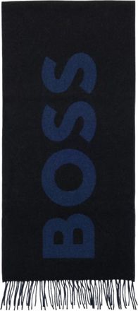 HUGO BOSS Homme, Accessoires, Noir, Taille: ONE Size Rikard_35*180 Scarf
